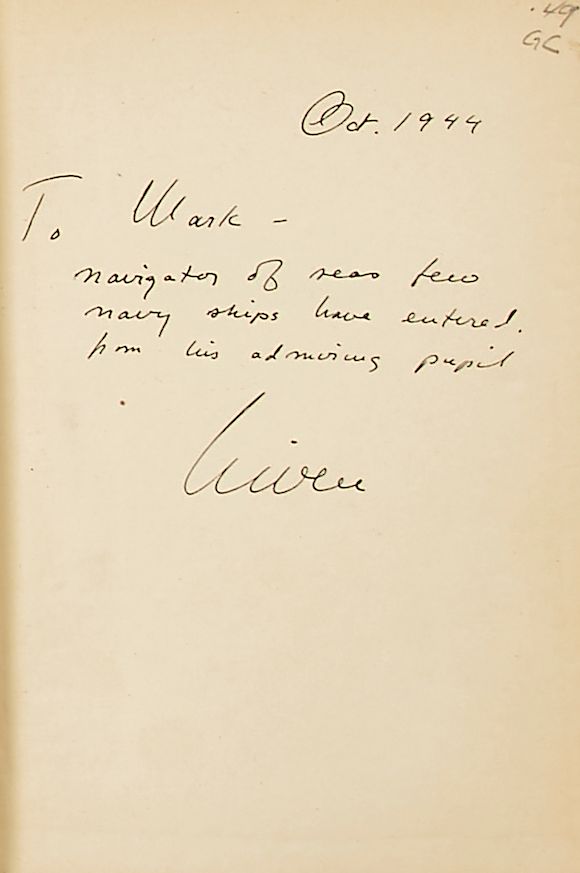 Bonhams : A BOOK BY NIVEN BUSCH SIGNED TO WARK D.W. GRIFFITH