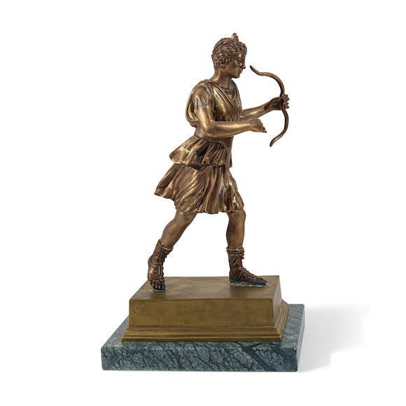 Bonhams An Italian Gilt Bronze Figure Of Diana Cacciatricechiurazzi
