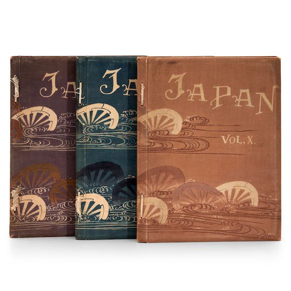 Bonhams Skinner : THREE VOLUMES OF JAPAN: DECRIBED AND ILLUSTRATED BY ...