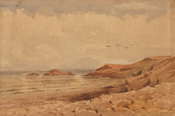 Bonhams Skinner American School Late 19th Century Shore Scene