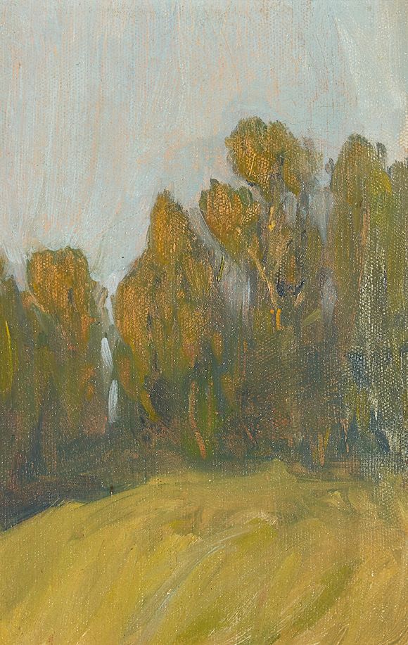 Bonhams : Xavier Martinez (1869-1943) Piedmont 7 x 4 in. framed 10 x 8 in.