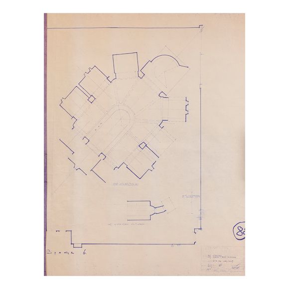 Bonhams : Mos Eisley Cantina/Homesteads Kitchen Blueline from the Original ILM Vellum Blueprint ...