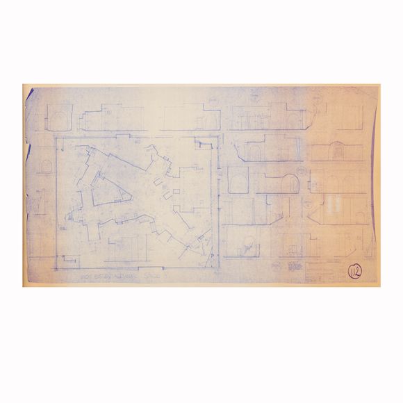 Bonhams : "Mos Eisley" Alleyway Blueline from the Original ILM Vellum ...