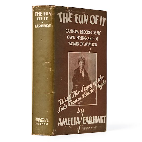 Bonhams : EARHART, AMELIA. 1897-1937. The Fun of It: Random Records of ...