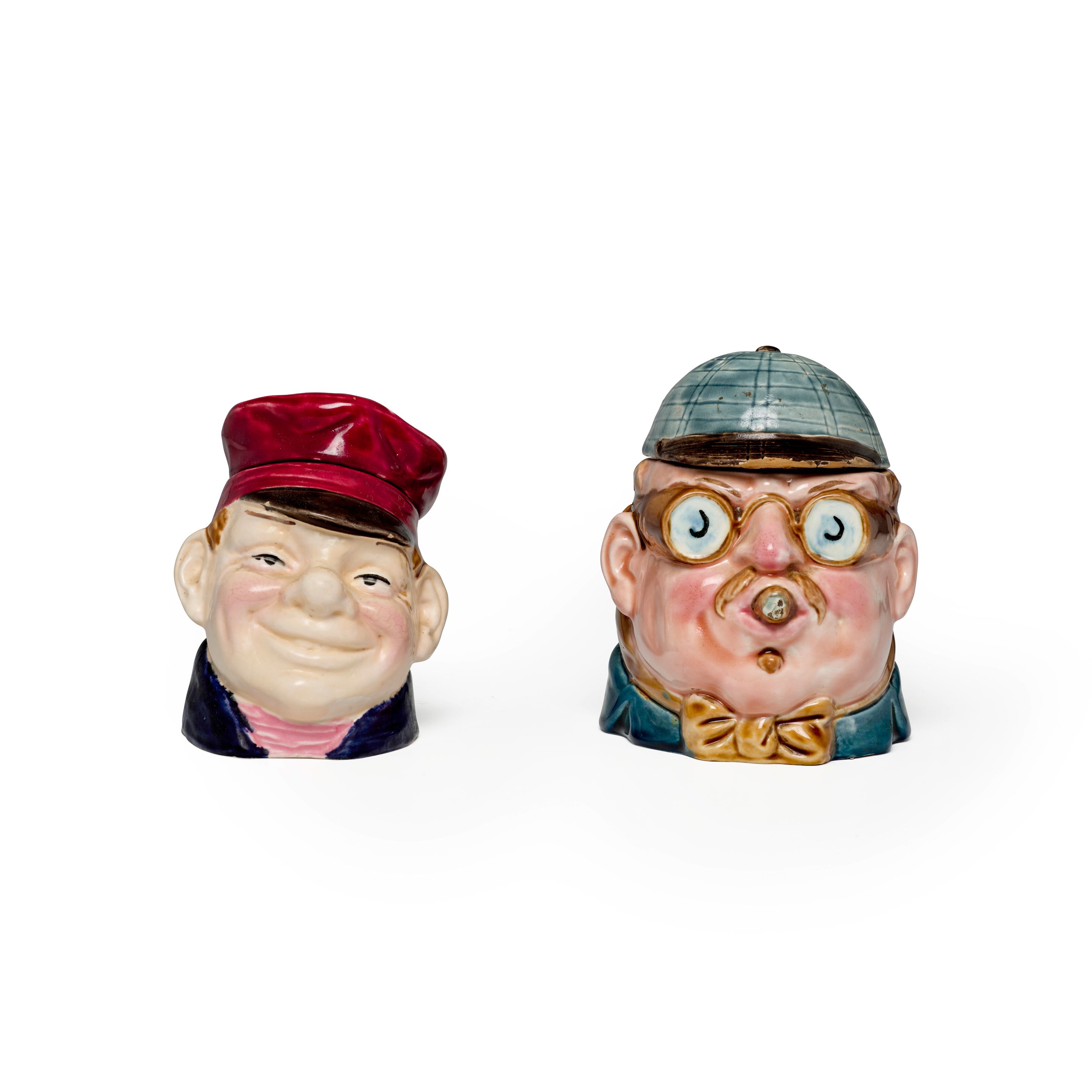 Bonhams Cars : A large Peko-style motoring ceramic tobacco humidor, German, ((2))