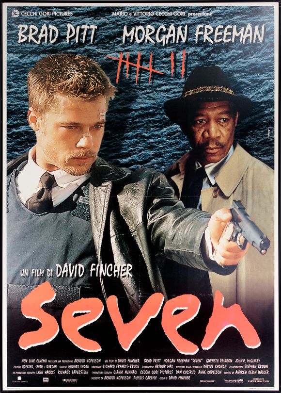 Bonhams : SET OF 2 SE7EN FRAMED POSTERS FROM PRODUCER ARNOLD KOPELSON