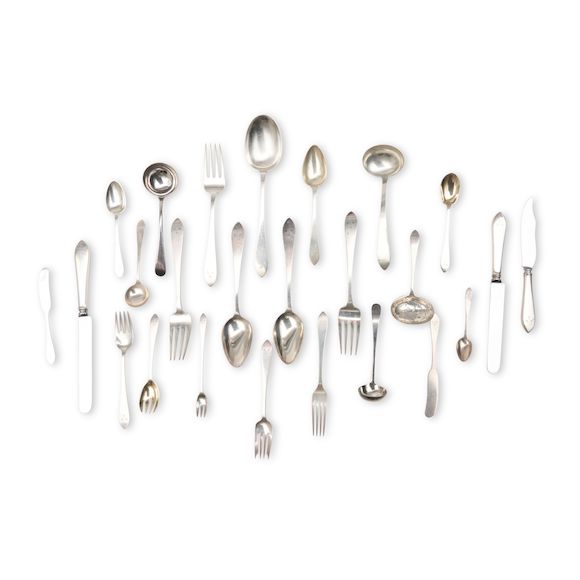 Bonhams Skinner : Tiffany and Co. "Faneuil" Pattern Sterling Silver ...
