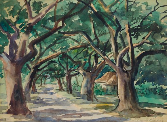 Bonhams : Jule H. Kullberg (1905-1976) Puna Coastline, thought to be ...