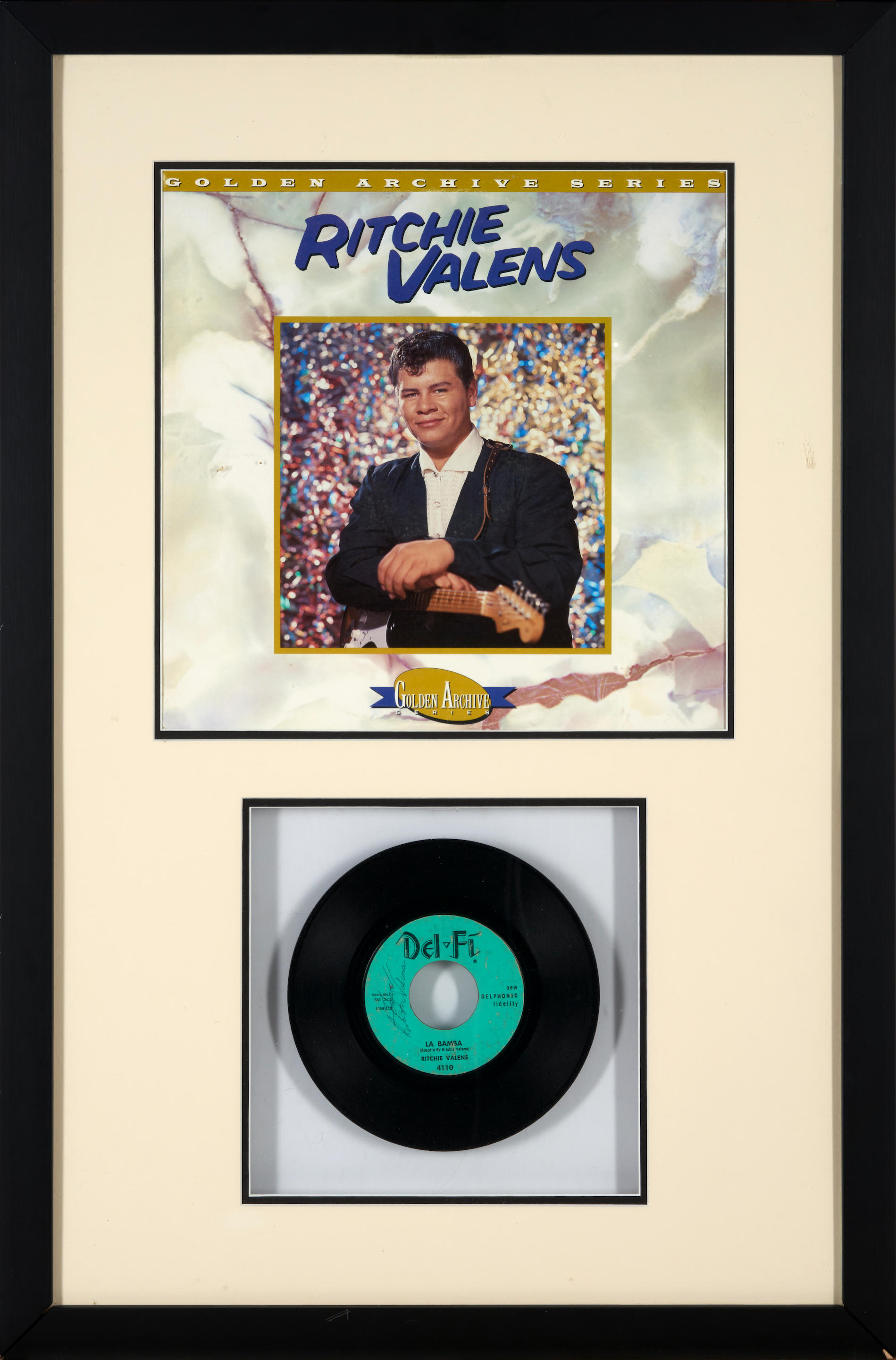 Bonhams Skinner Ritchie Valens Autographed Record United States 20th