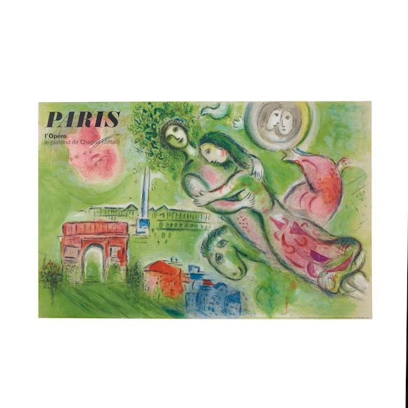 Bonhams : After Marc Chagall (1887-1985); by Charles Sorlier Romeo and Juliette;