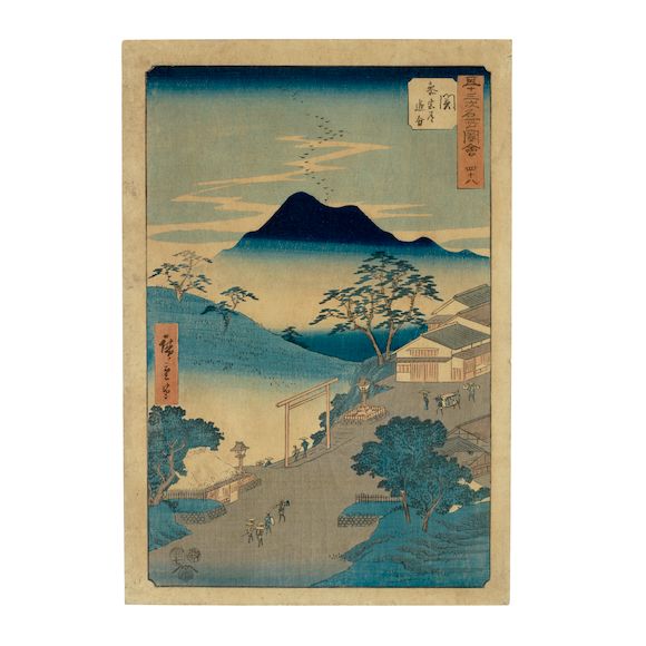 Bonhams : UTAGAWA HIROSHIGE (1797-1858) AND KATSUKAWA SHUN'EI (1762 ...