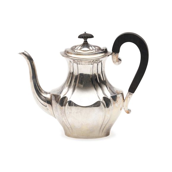 Bonhams Skinner : German WMF Silver-plated Teapot