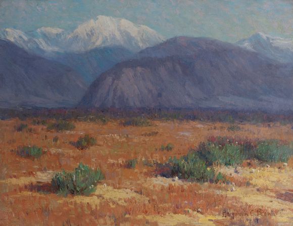 Bonhams : Benjamin C. Brown (1865-1942) Along the Eastern Sierras 13 1/ ...