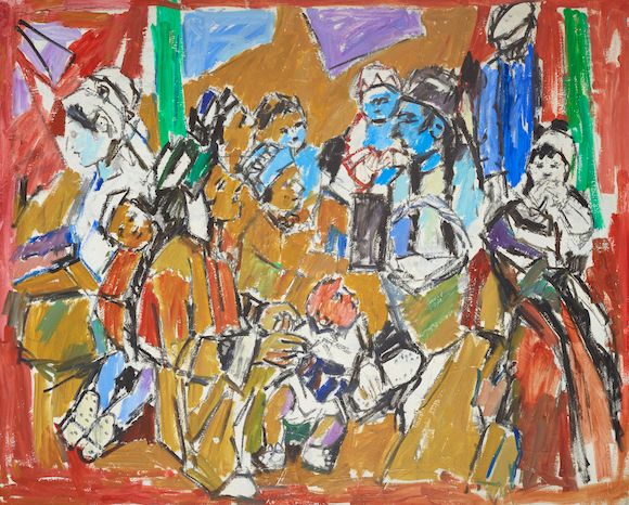 Bonhams : Pinchas Litvinovsky (Russian/Israeli, 1894-1985) Untitled 11 ...