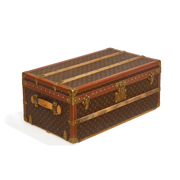 Bonhams : LOUIS VUITTON (ESTABLISHED 1854) Trunkleather, brass ...