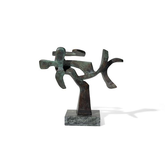 Bonhams : BILL BARRETT (BORN 1934) Untitled patinated bronze, inscribed ...