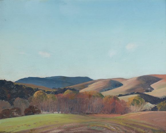 Bonhams : Ray Stanford Strong (1905-2006) November (Afternoon Shadows ...