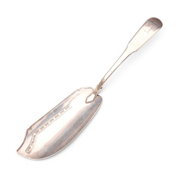 Bonhams Skinner : Irish George III Fiddleback Pattern Sterling Silver ...