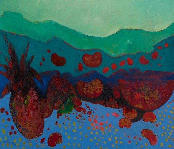 Bonhams : VLADIMIR CORA (BORN 1951) Bodegon No. 11993oil and acrylic on ...