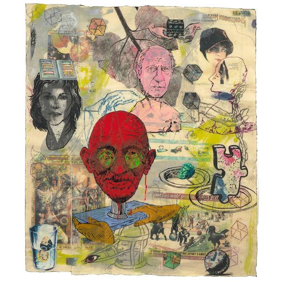 Bonhams : JANE HAMMOND (b. 1950) Heads 1998