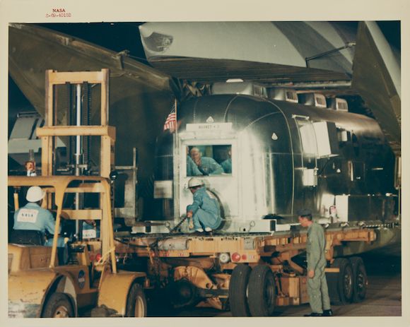 Bonhams : APOLLO 11 HORNET PLUS THREE, THE CREW SAFE IN THE MOBILE ...