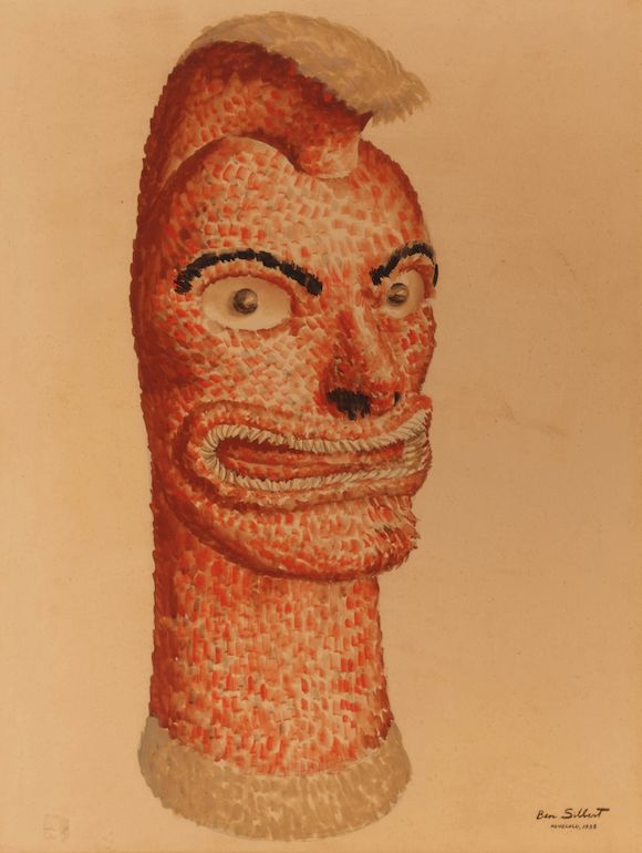 Bonhams : Ben Silbert (1893-1940) Portrait of Duke Kahanamoku in ...