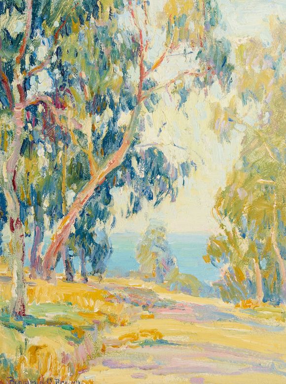 Bonhams : Benjamin C. Brown (1865-1942) Near Arch Beach 13 1/2 x 10 1/4 ...