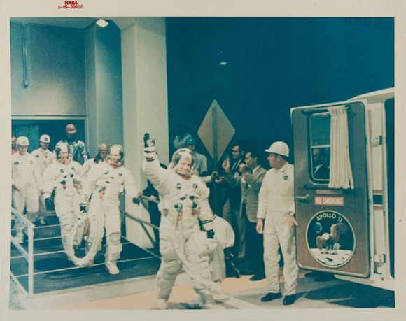 Bonhams : APOLLO 11 PRE-LAUNCH COUNTDOWN. Chromogenic color photograph, July 16, 1969, 8 x 10 ...