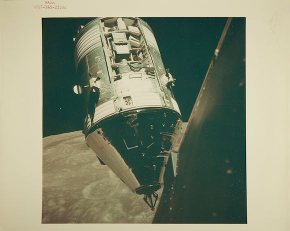 Bonhams : APOLLO 17 COMMAND AND SERVICE MODULE DURING RENDEZVOUS AND ...