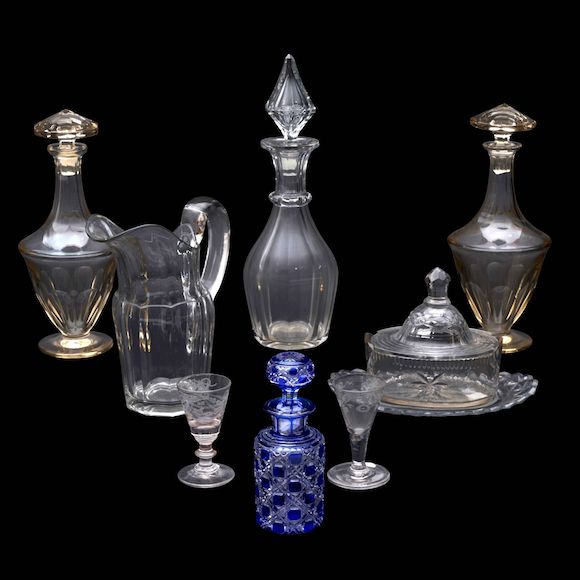 Bonhams Skinner : Group of Mostly European Colorless Glass Items