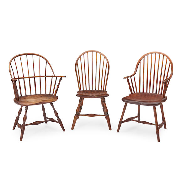 Bonhams Skinner Three Windsor Chairs