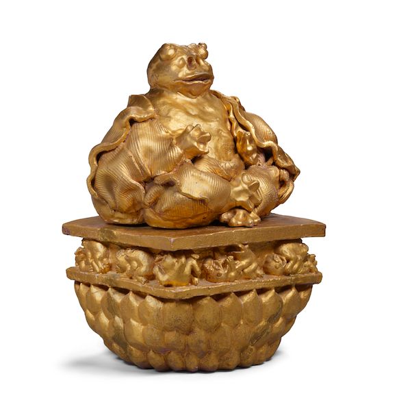 Bonhams : DAVID JAMES GILHOOLY (1943-2013) Tantric Frog Buddha, 1975