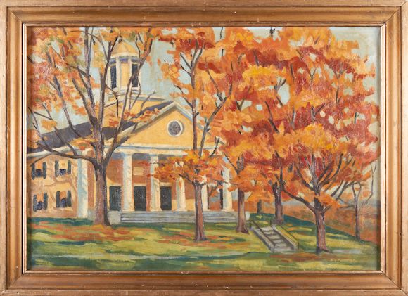 Bonhams Skinner : M.D. Plummer (American) College Hall, Amherst College ...