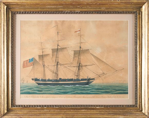 Bonhams Skinner : Jakob Petersen (Danish, 1774-1854), c. 1812. Ship ...