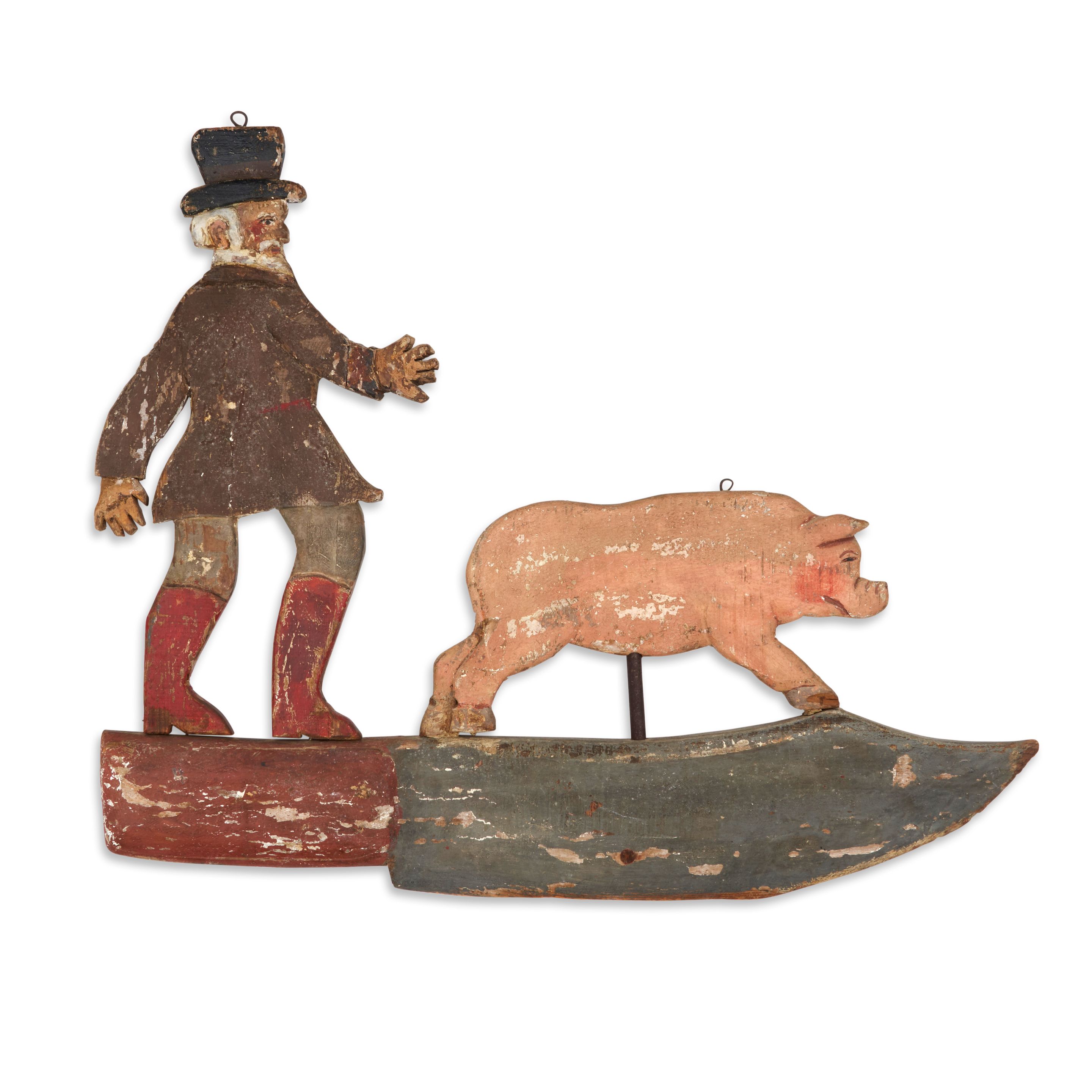 Bonhams Skinner : Butcher's Trade Sign, America, 19th century.