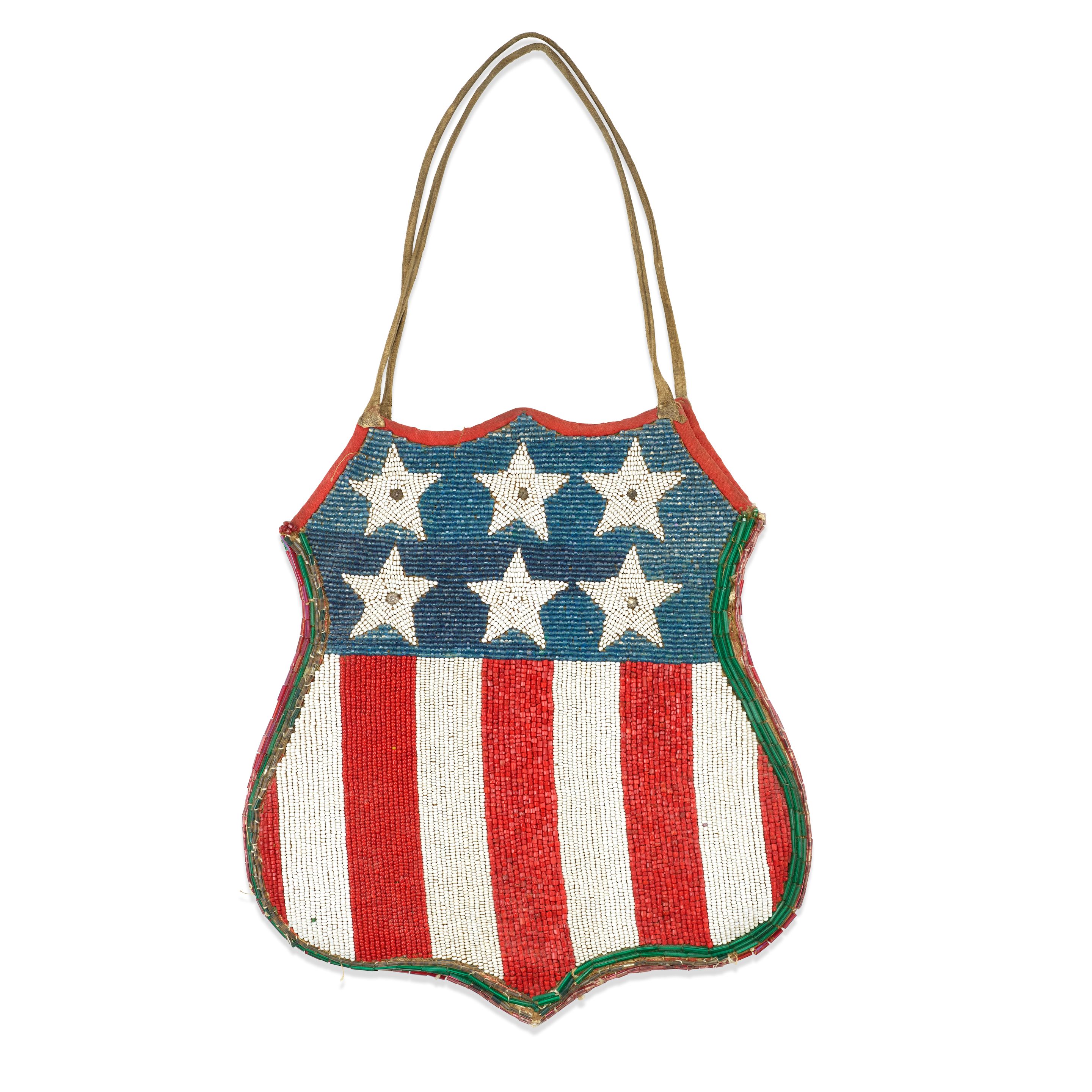 Bonhams : A Plateau pictorial beaded bag
