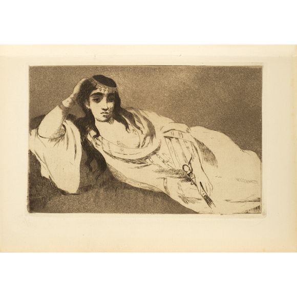 Bonhams : Edouard Manet (1832-1883); Odalisque;