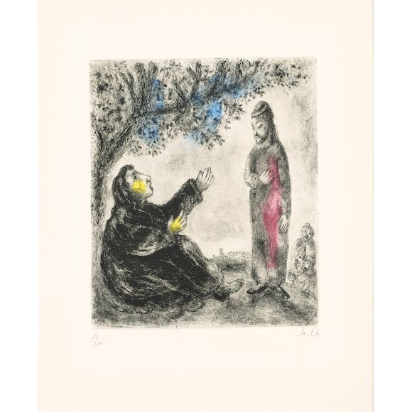 Bonhams : Marc Chagall (1887-1985); Débora la prophétesse (Deborah the ...