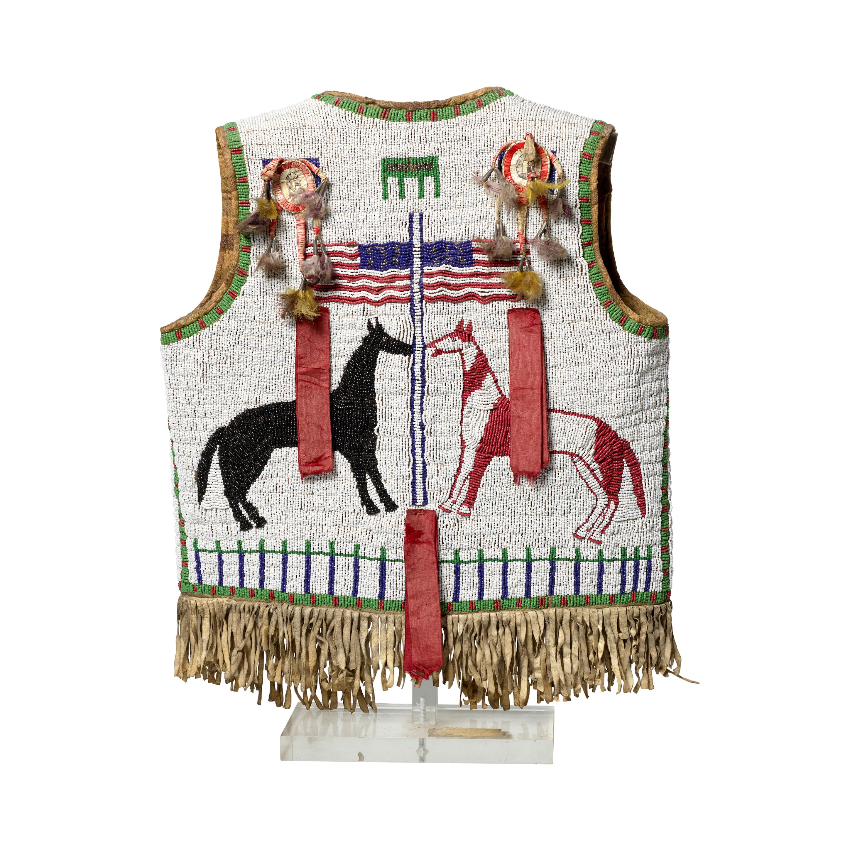 Bonhams : A Lakota (Sioux) boy's pictorial beaded vest