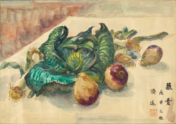 Bonhams : WANG JIYUAN (1893-1975) Still life, 1968