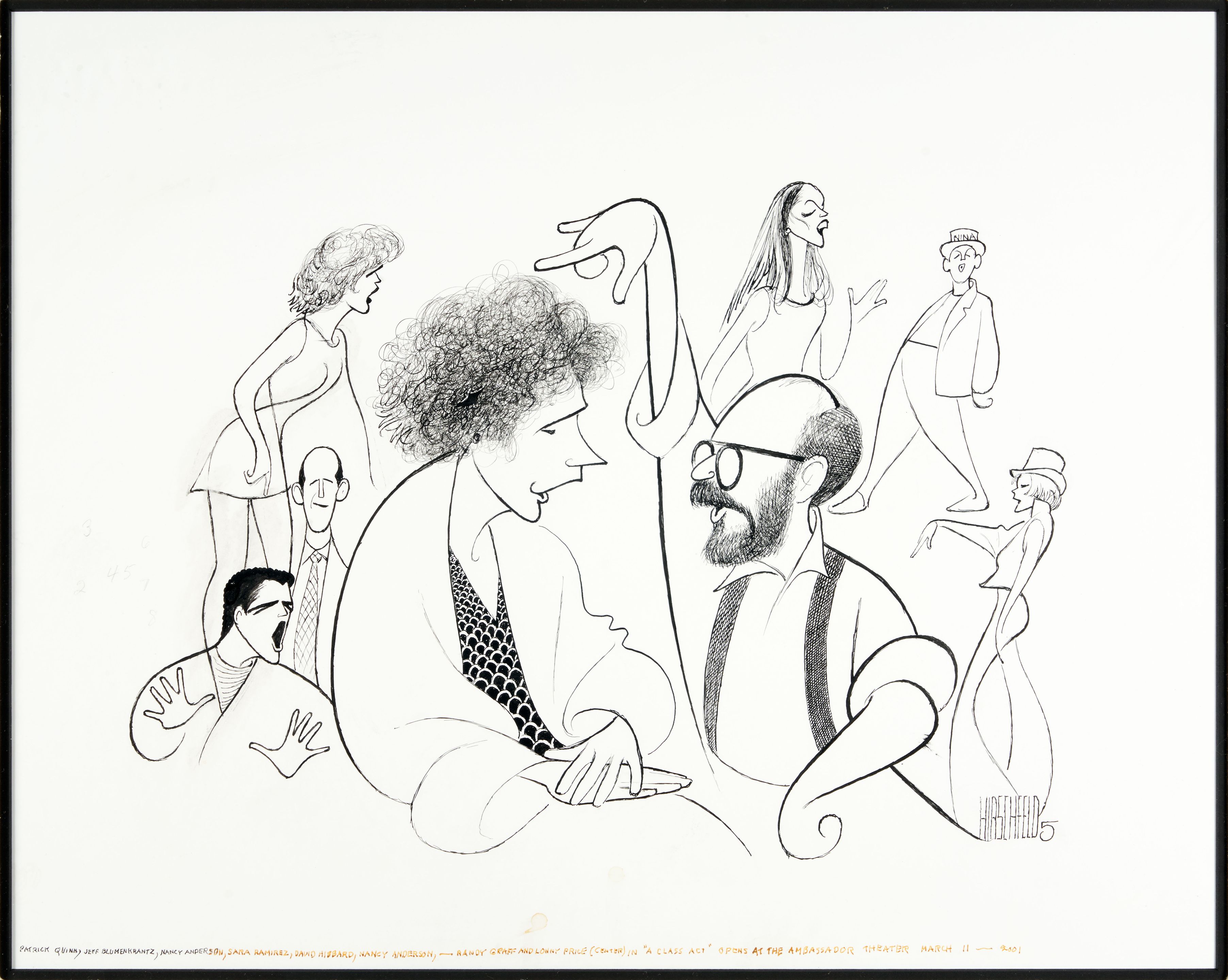 Bonhams Skinner : Albert Hirschfeld (American, 1903-2003) 'A Class Act ...