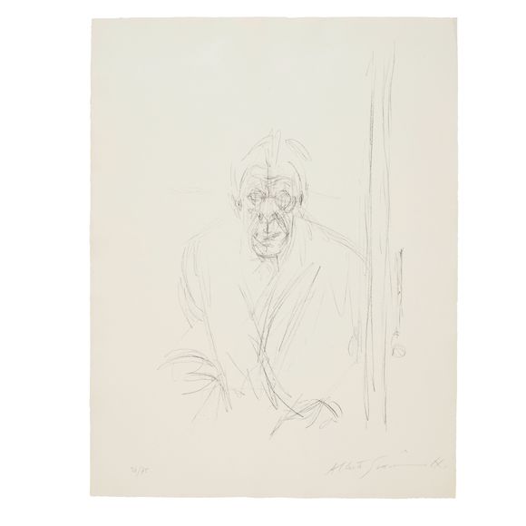 Bonhams : Alberto Giacometti (1901-1966); Self-Portrait;