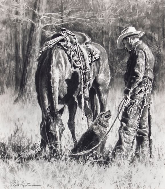 Bonhams : Bill Anton (born 1957) Me and My Shadow sight 24 x 21 1/2 in ...