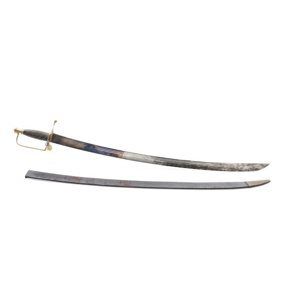 Bonhams Skinner : Jeremiah Snow-Attributed Horseman's Saber and Scabbard,