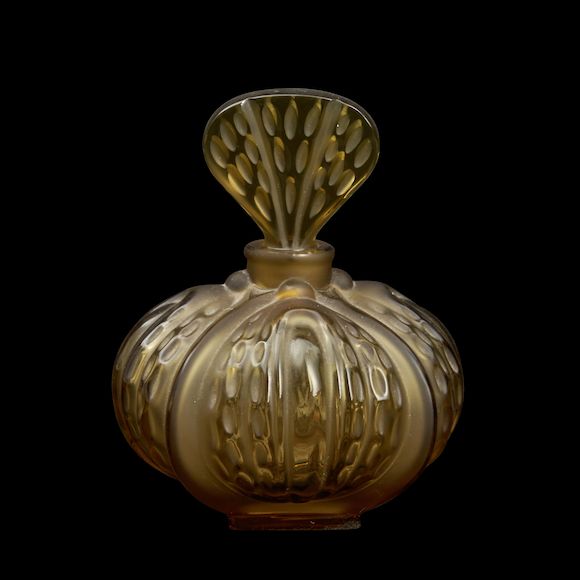 Bonhams Skinner : LALIQUE AMBER GLASS PERFUME