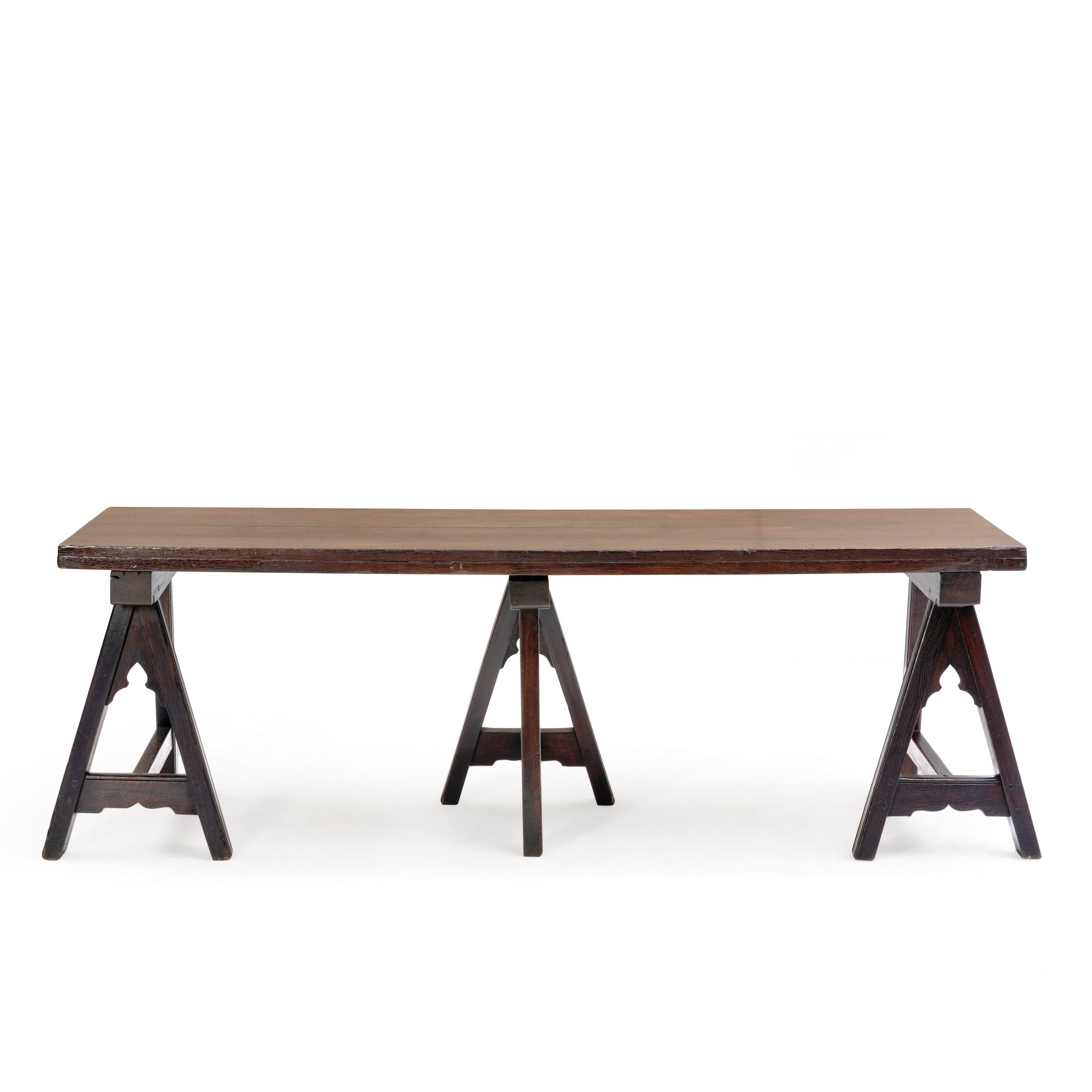 Bonhams Cars Large Country Oak Dining Table
