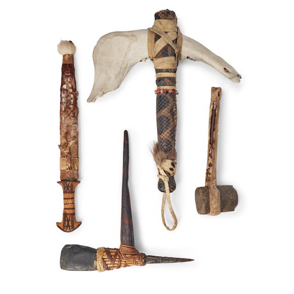 Bonhams Skinner : Four Native American- and African-style Tourist Trade ...