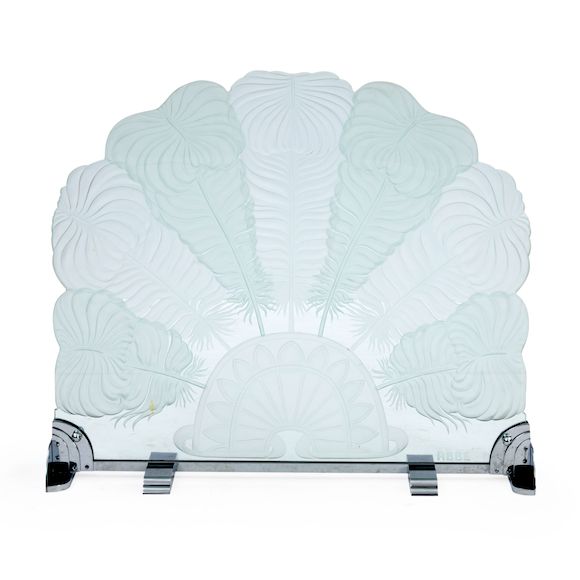 Bonhams Skinner : Dennis Abbe (1941-1995) Art Deco-style Fire Screen ...