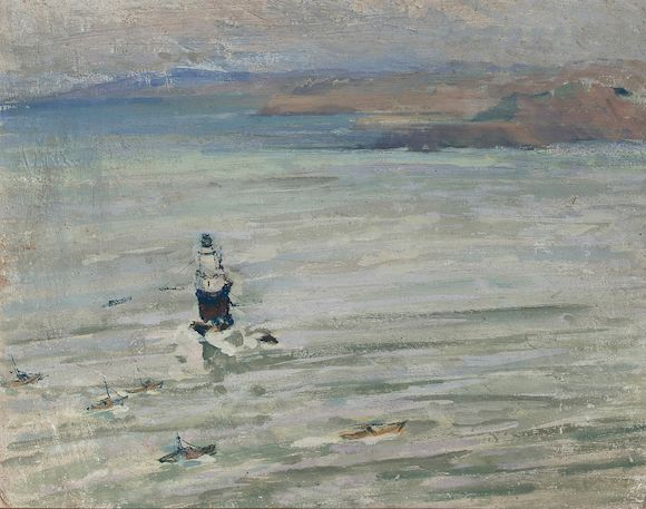 Bonhams : Joseph Raphael (1869-1950) Entrance to the San Francisco Bay ...