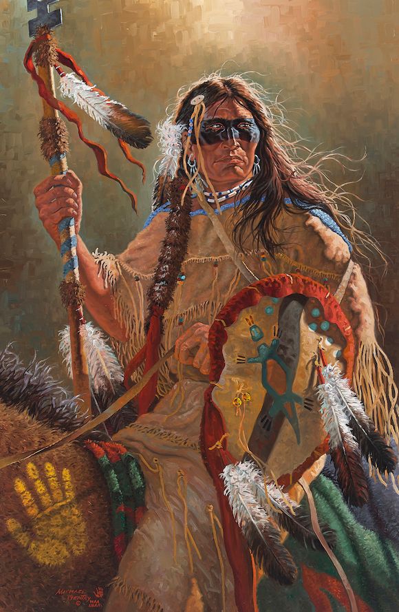 Bonhams : Michael Gentry (1940-1994) The Avenged (Moving Robe - North ...